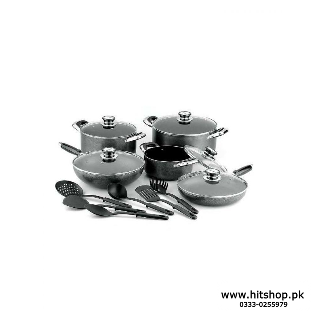 1 Kitchen Chef Prestige Non Stick Cookware Set - 16 Pcs in Pakistan ...