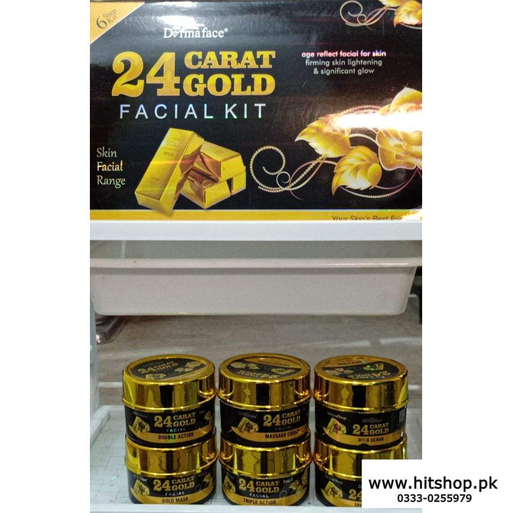 1 Derma Face 24 Carat Gold Facial Kit in Pakistan | Hitshop.pk